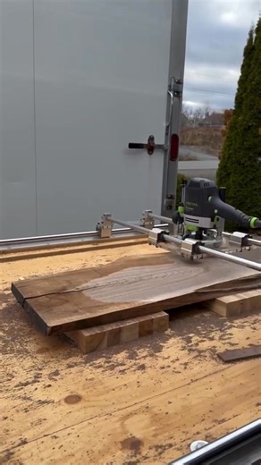 From Leveling day in the shop — and there’s no better combo than the router sled paired with the router. This setup gives every board the smooth, even surface it deserves. No dips. No twists. Just clean passes and perfect results, every single time. Whether it’s a chaos board, charcuterie board, or something completely custom, this duo makes the magic happen. Handcrafted by a Newfoundlander 🇨🇦 Not made in Newfoundland — but absolutely made with Newfoundland pride.#routersled #woodworking #asmr