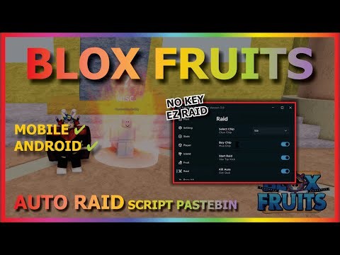 BLOX FRUITS Script Mobile UPDATE 21 AUTO RAID | AUTO DUNGEON | AWAKEN V2 | KILL AURA (NO KEY)