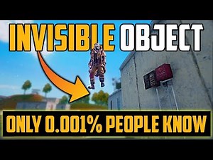 Invisible Object in Pubg Mobile Tips and Tricks