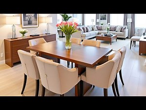 Modern Dining Room Decorating Ideas 2025 | Elegant Dining Table Ideas & Cozy Living Room Inspiration