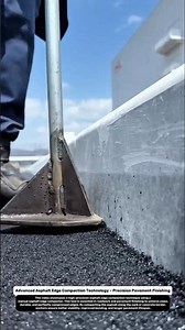 Advanced Asphalt Edge Compaction Technology – Precision Pavement Finishing.