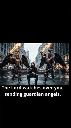 the lord watches over you sending guardian angels