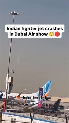 India Decoded | An Indian Air Force Tejas fighter jet reportedly crashed during a demonstration at the Dubai Air Show at about 2:10 pm local time. The IAF... | Instagram
