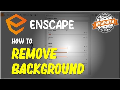 Enscape How To Remove Background