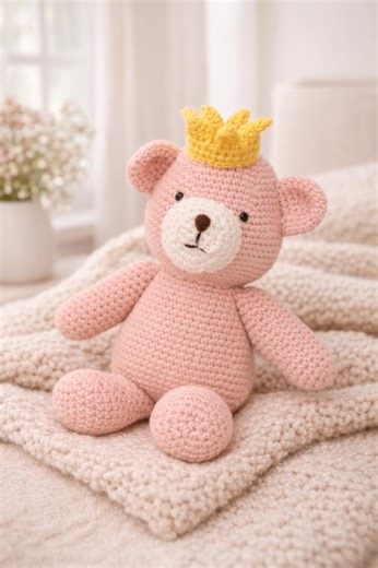 Crochet Teddy Bear Pattern PDF | Easy Beginner Amigurumi Toy | Plush Stuffed Animal Gift - Etsy