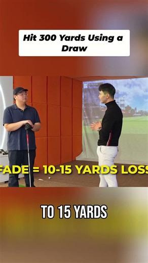 Hit a DRAW & Add 30 Yards Instantly! Golf Secret #shorts
