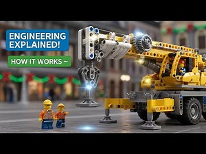 LEGO City Christmas Tree Building! 🚛 Mobile Crane & Cherry Picker | Stop Motion