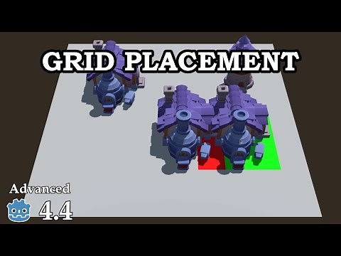 How to place objects on grid - Learn Godot 4 3D - no talking