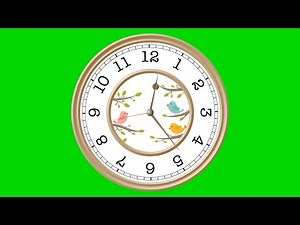 Clock Animation Three Hands | Green Screen Video Free Download | No Copyright | Source File Included