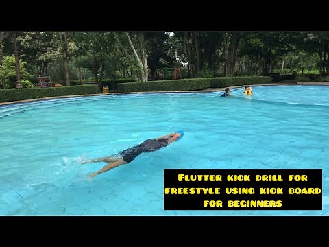 Flutter Kick Drill For Freestyle Using Kick Board | Swim 101 | BBMK GTV