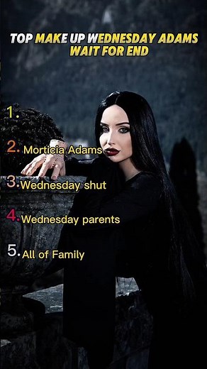 Best Wednesday Addams Cosplays You Must See #makeup