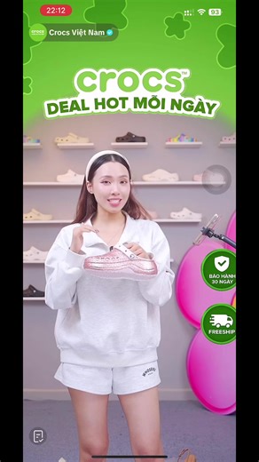 Mua CROCS chính hãng tại TikTok Shop