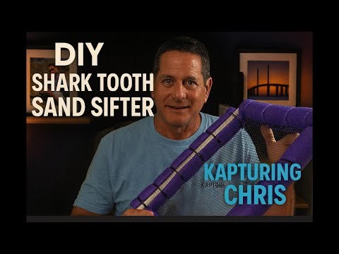DIY Floating Shark Tooth Sifter 🦈 | Easy Beach Fossil Hunting Build