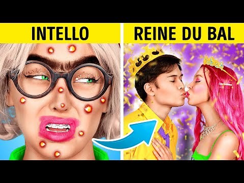 L’intello au bal de fin d’année ! Astuces Lycée Riche VS Pauvre *De l’intello à la reine du bal