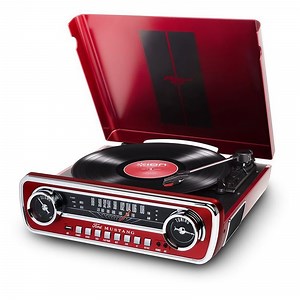 ION 4-in-1 Classic Mustang LP Turntable Recorder