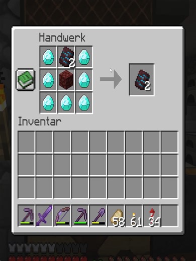 Minecraft Schmiedevorlage Craften Tutorial