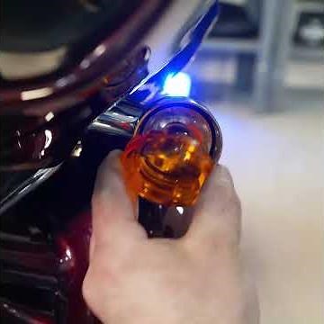 HOGWORKZ® HALOMAKER® LED Front Turn Signals for Harley-Davidson® | 1157 Base, Bullet Lens