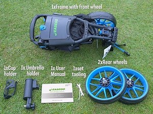 Easego Golf Push Cart's assembly process-组装