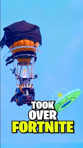 When ALIENS Took Over Fortnite, For 16 SECONDS.