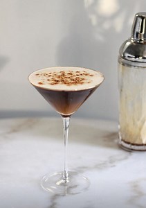 5.1K views · 19 reactions | Get in the fall spirit(s) with these cocktail essentials from #TheContainerStore!  SHOP online: https://container.store/3BNj9kj @throughmyeyeslensstomach created a pumpkin espresso martini using the Viski Admiral Crystal Cocktail Shaker and the Viski Meridian Martini Glass. | The Container Store | Facebook