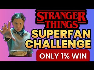 Stranger Things Challenge 💥 Can Survive All 50 Questions? #strangerthings #trivia