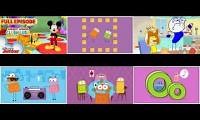 Mix of 6 videos from youtube : StoryBots Shapes Song