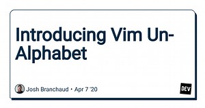 Introducing Vim Un-Alphabet