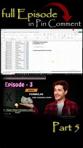 🧩 Combine SUM + AVERAGE Like a Pro!