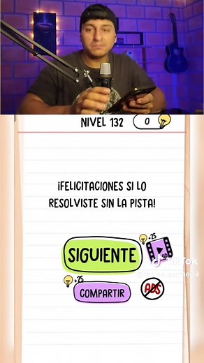 Solución del Nivel 132 de Brain Test