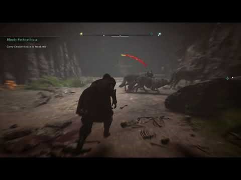 Assassin's Creed Valhalla Bloody Path to Peace Carry Ceolbert back to wesberie Detailed video.