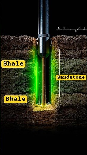 How Gamma Ray Logs Identify Shales ☢️ Well Logging Explained #shorts