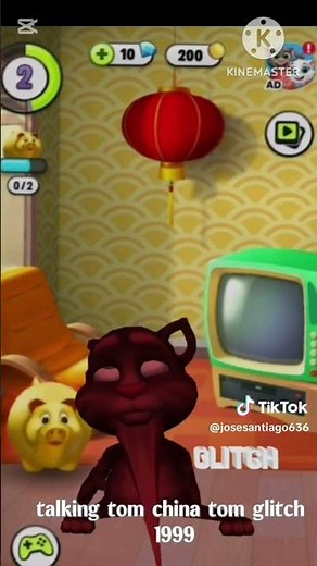 my talking tom glitch 1999s part 362 | season 2 My talking tom glitch 1999 complication #tom