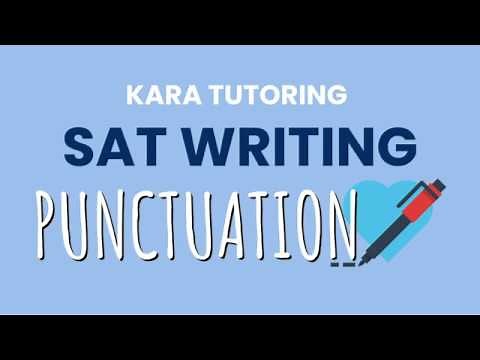 SAT Writing | Punctuation You NEED To Know