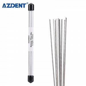 [Hot Item] Azdent New Orthodontic Lingual Retainer Wire Flat Dental Straight Twist Wires
