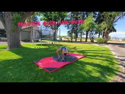 How to do a front walk over in 9 easy steps!
