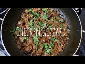 Chicken Gizzard. Simple Recipe.