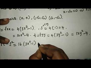 MA8151| Engg Maths-1| Video-17| Unit-2| Maxima and minima for functions of two variables