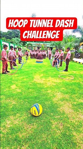 Hoop Tunnel Dash Challenge!