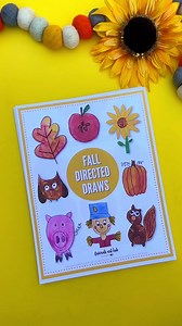 Did you know we recently introduced our very first set of Directed Draws?! It’s everything that I hoped for and MORE! The set includes: ✍🏻 Step-by-step guides on how to draw each design (kids can use them independently, or adults can use to instruct groups!) 🖼 Photos of real samples so you can see different ideas, materials, colors, etc. 📷 Three full-color photos of each item in real life! 🔗 Links to our favorite products (you don’t need anyyyy speciality materials!! Truthfully, whatever you