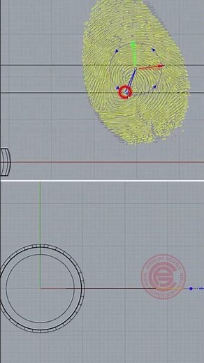 Fingerprint Ring Band 3D Modeling with Rhino 3D