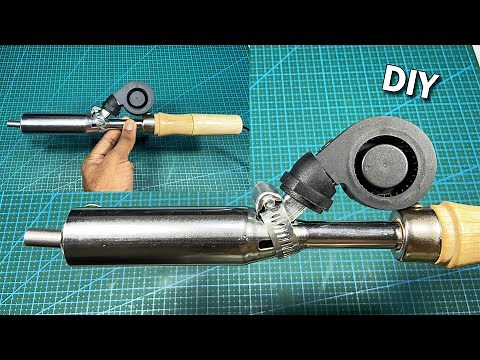 How to Make Hot Air Gun from Soldering Iron (Simple DIY)