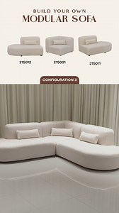 3K views | Design your lounge, your way! This modular sofa lets you mix, match, and move pieces to fit your lifestyle. Hosting guests or stretching out solo, this sofa adapts to your space with ease and elegance ✨ Modular Sofa: 215000 215001 215002 215011 215012 | Furniture Republic | Facebook