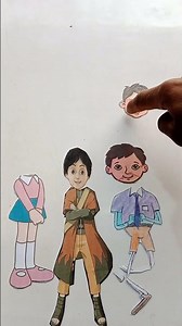 Handmade Paper Cartoon | Easy Drawing Idea