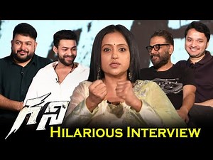 Anchor Suma Hilarious Interview With Ghani Team | Varun Tej | Thaman | Allu Bobby | Tollywood Vega