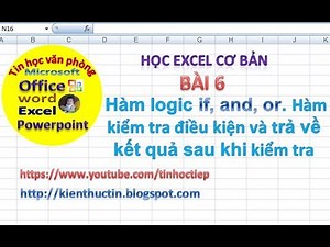Learn Excel - Lesson 6: Excel office informatics for beginners | Learn basic office excel