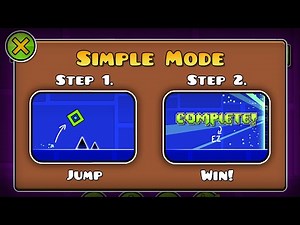 Si Geometry Dash fuera SIMPLE