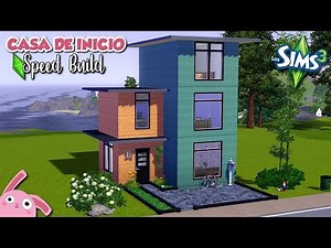 CASA de INICIO MODERNA [Modern Starter House] 🏡 Los Sims 3 | Speed build + Descarga