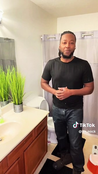 Mr. Do-It-All at it again! #bathroom #remodel #itsnock #iammrdoitall