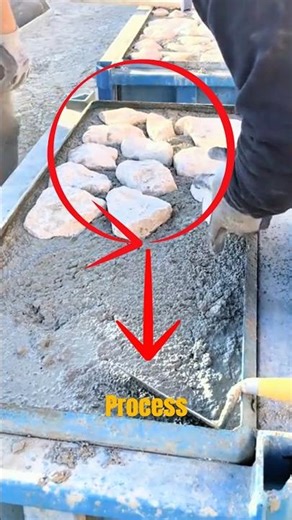 Professional Stone Setting Technique | Concrete & Masonry Skills for Builders.
