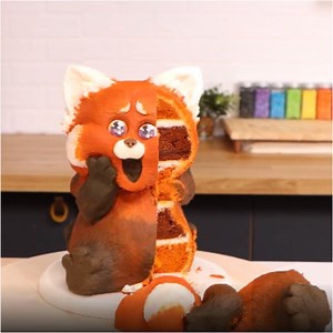 121K views · 1K reactions | TURNING RED Double Sided Mei Cake! | Koalipops | Facebook